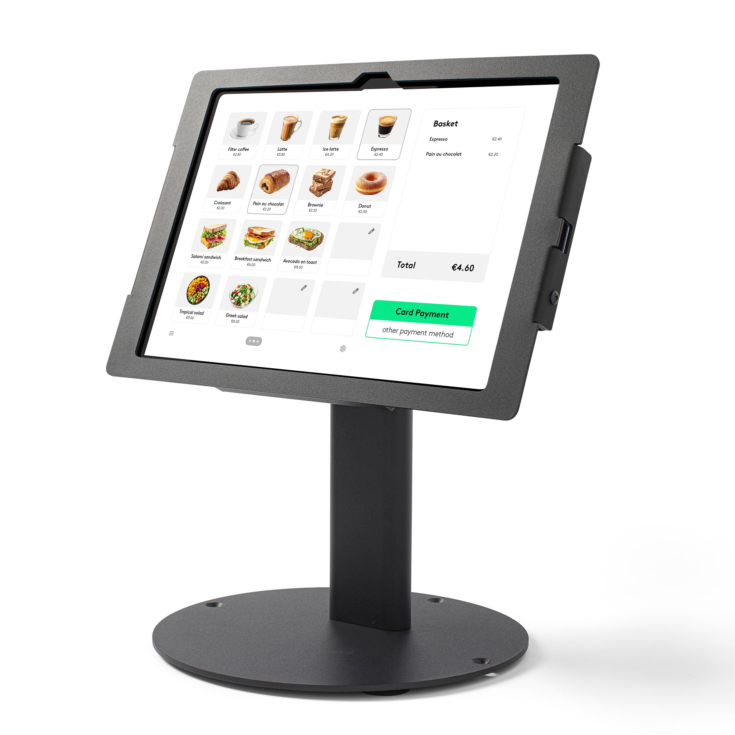 Freestanding iPad Counter Stand for Business | Tabdoq Lite Counter
